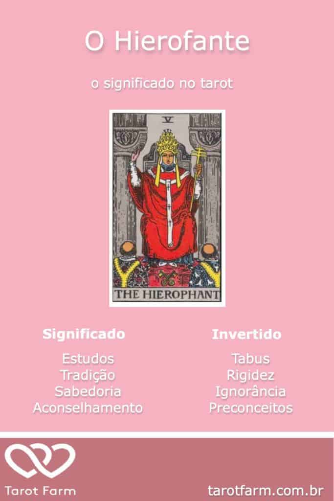O Hierofante Significado No Tarot Amor Dinheiro Saúde E Mais Tarotfarm