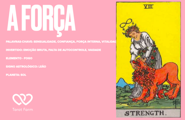A Força Significado No Tarot Amor Dinheiro Saúde E Mais Tarotfarm