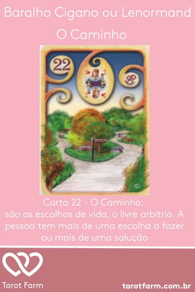 O Caminho Significado No Baralho Cigano Ou Lenormand Tarotfarm