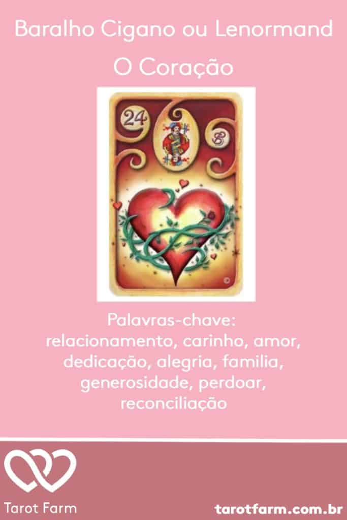 O Coração Significado No Baralho Cigano Ou Lenormand Tarotfarm